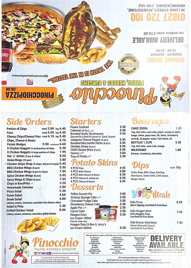 Menu Card